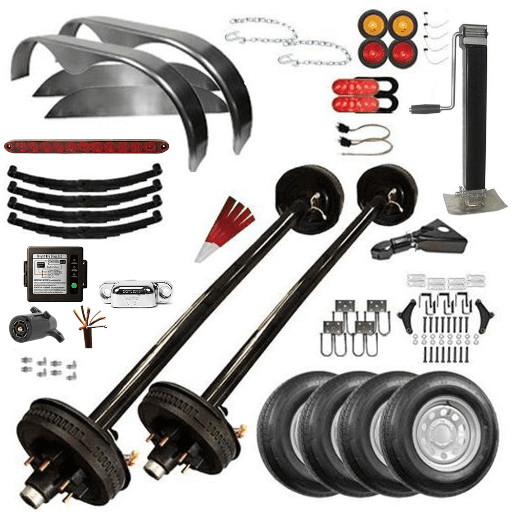 The Trailer Parts Outlet - 6000 lb TK Tandem Axle Trailer Parts Kit ...