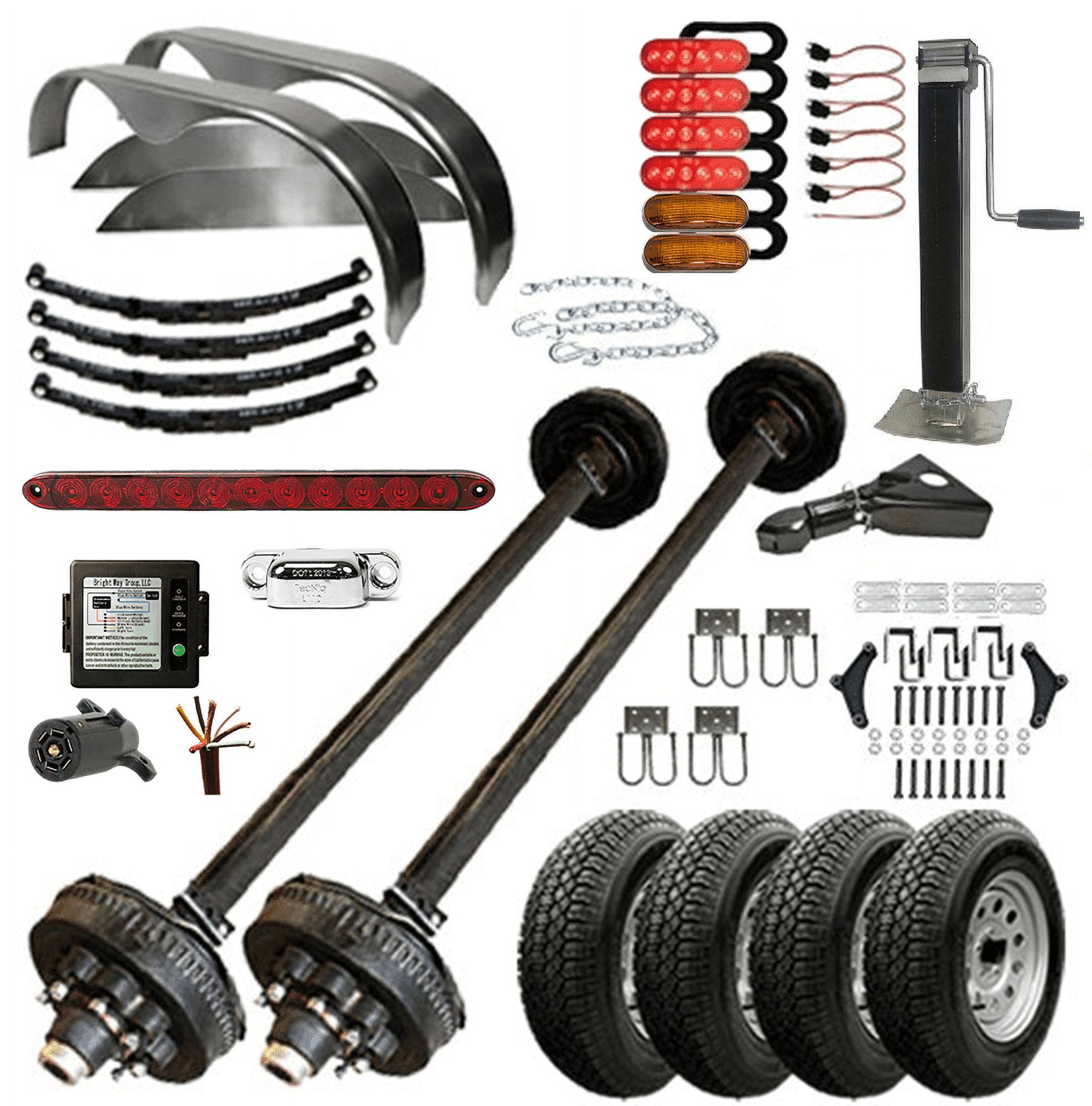 The Trailer Parts Outlet - 7000 lb TK Tandem Axle Bumper Pull Trailer ...