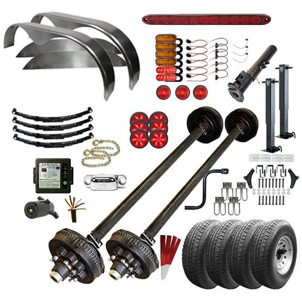 The Trailer Parts Outlet - 7000 lb TK Tandem Axle Gooseneck Trailer ...