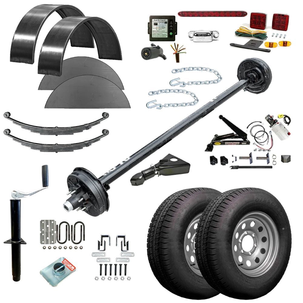 The Trailer Parts Outlet - AD08 - 8' x 5' Dump Bed Trailer Kit 5.2K DIY ...