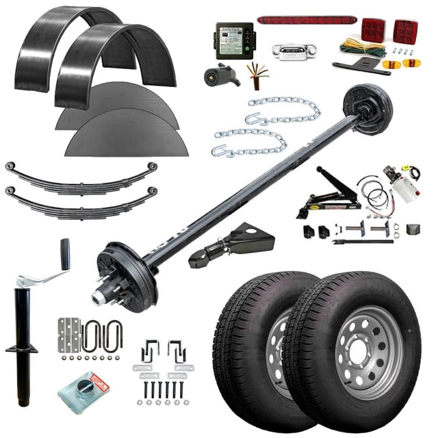 The Trailer Parts Outlet - AD08 - 8' x 5' Dump Bed Trailer Kit 5.2K DIY ...