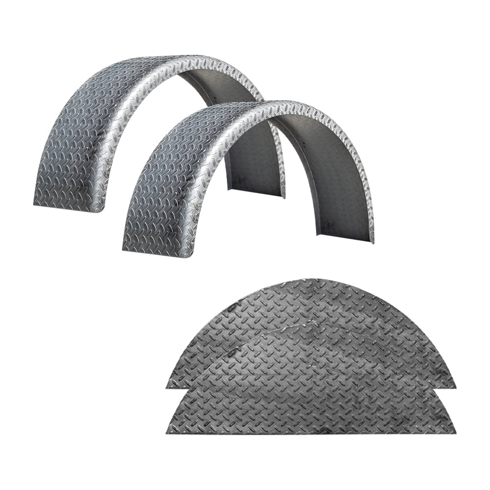 The Trailer Parts Outlet - Single Axle 9x32 Steel Tread Plate Rolled ...