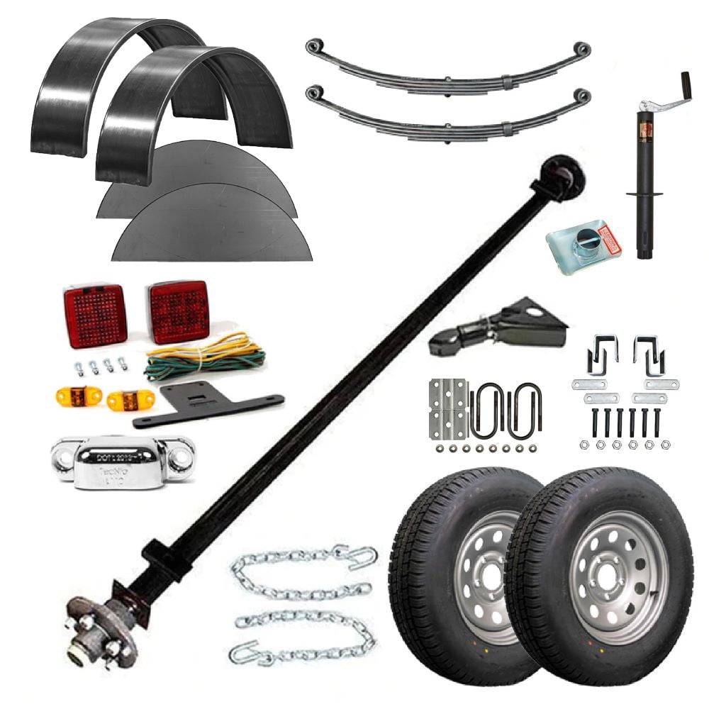 The Trailer Parts Outlet - T1108 - 5' x 8' Single Axle 2K Utility ...
