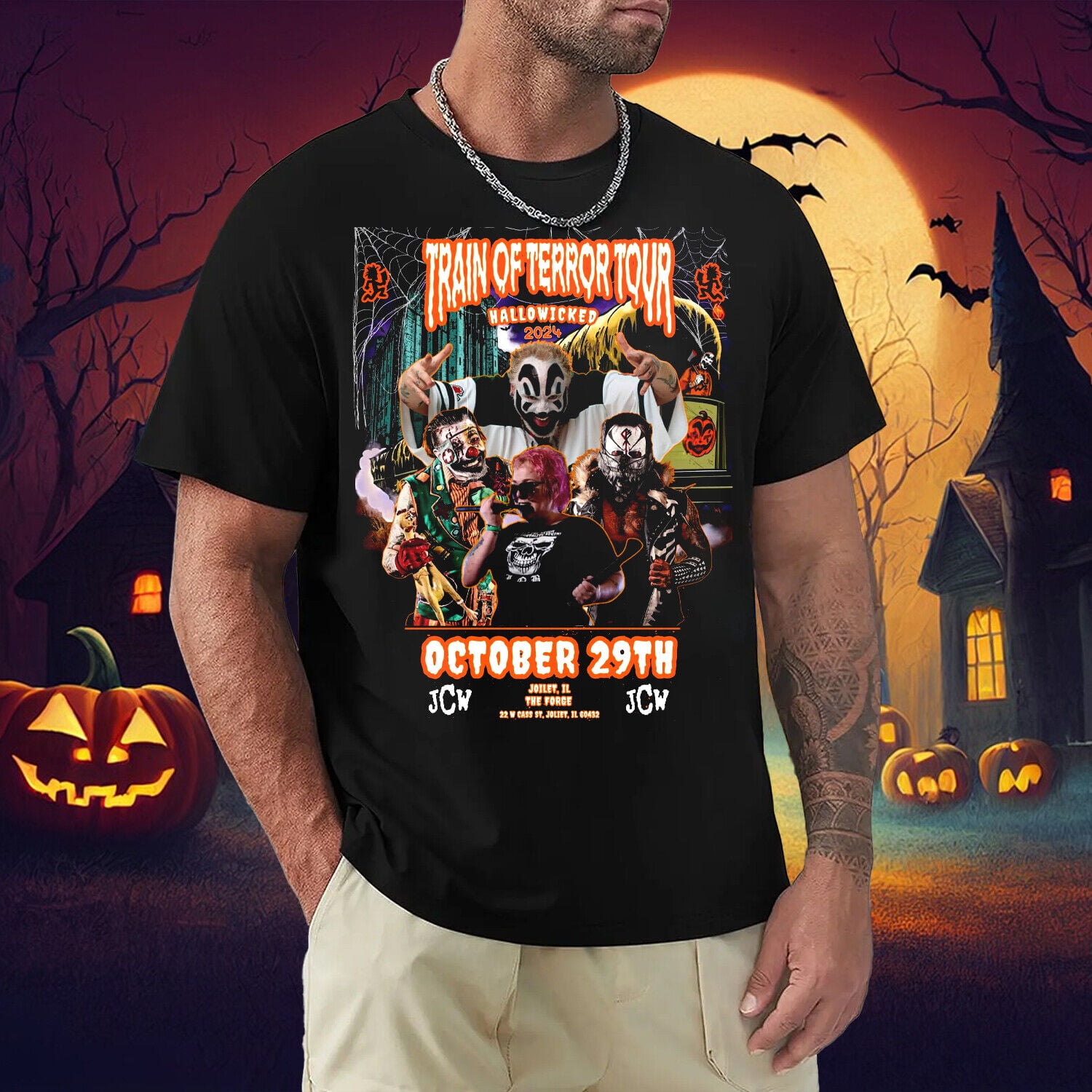 The Train of Terror Tour 2024, Insane Clown Posse T-Shirt - Walmart.com