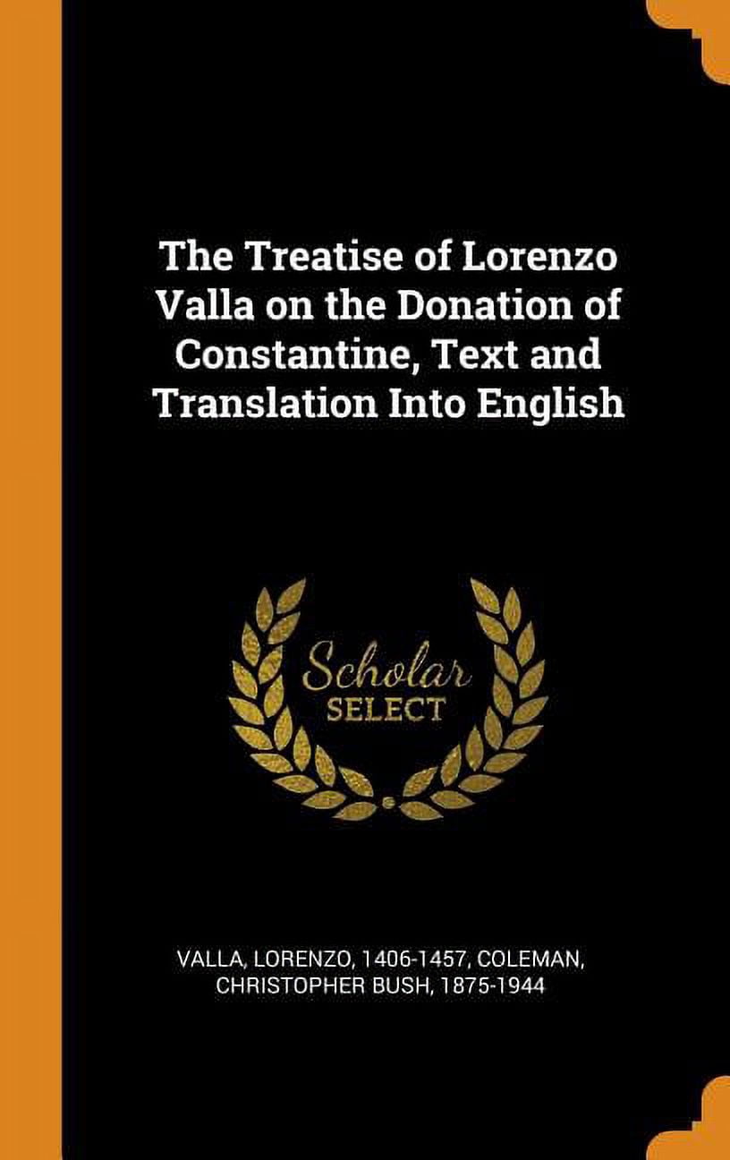 Lorenzo Valla; Christopher Bush Coleman