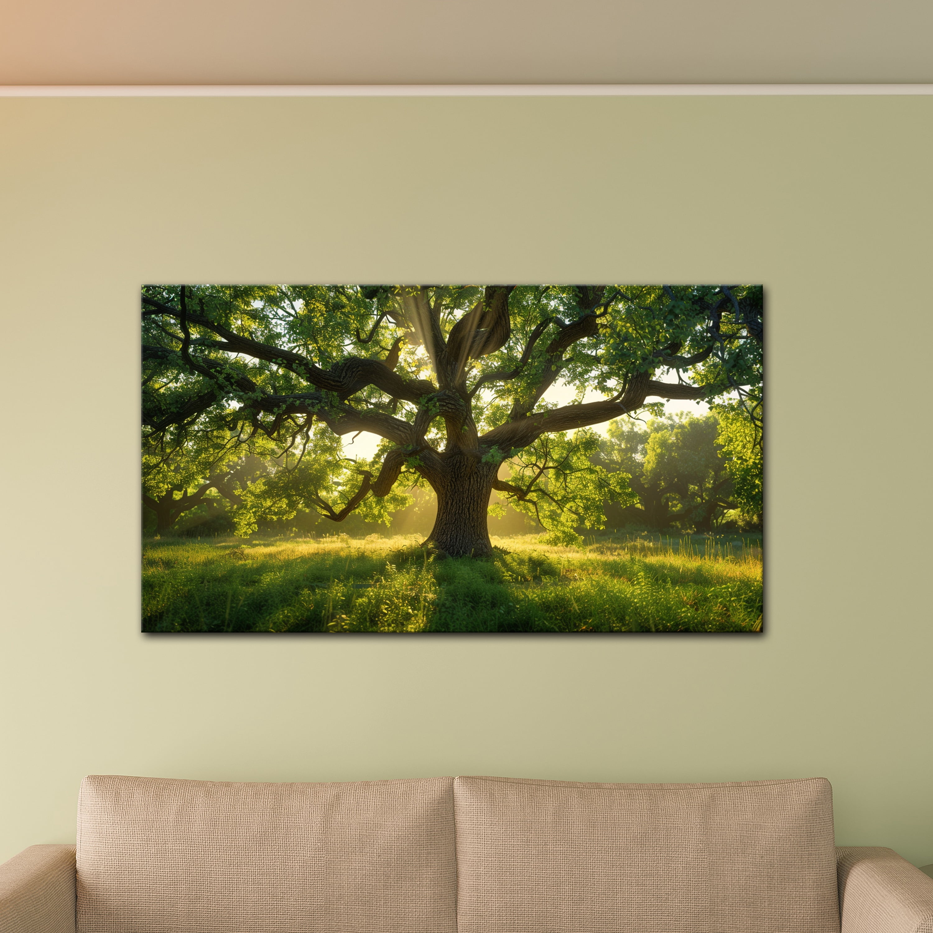 The Tree of Four Seasons- The Warmth of the Forest Reflects the Oak ...