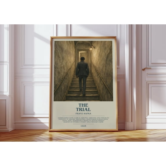The Trial By Franz Kafka Literary Fiction Literary Art Poster , Poster ...