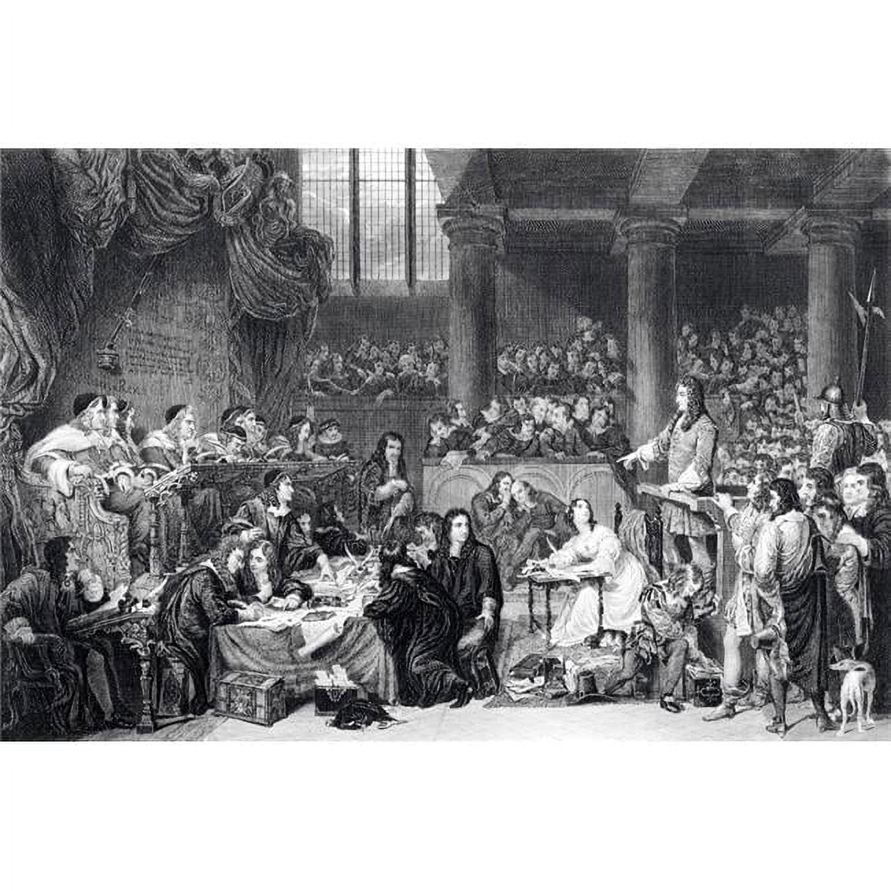The Trial of Lord William Russell 1683 From 19th Century of Painting by ...