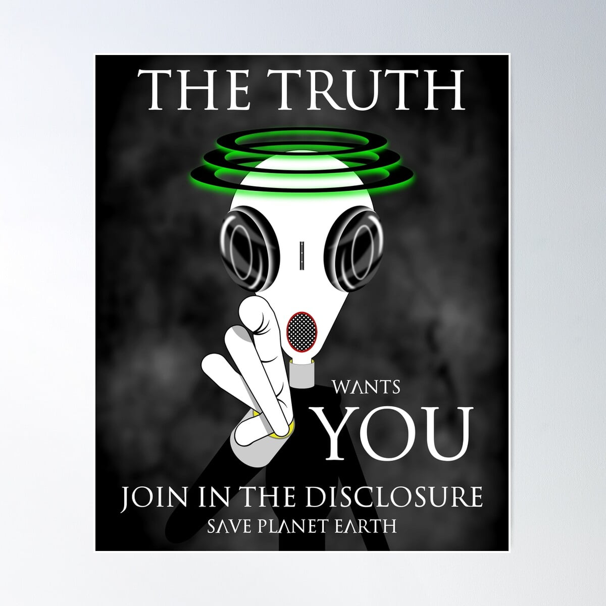 The Truth Wants You Poster Wall Art, Modern Wall Decor For Living Room ...