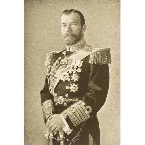 The Tsar Nicholas Ii Of Russia 1868-1918 Poster Print - Walmart.com