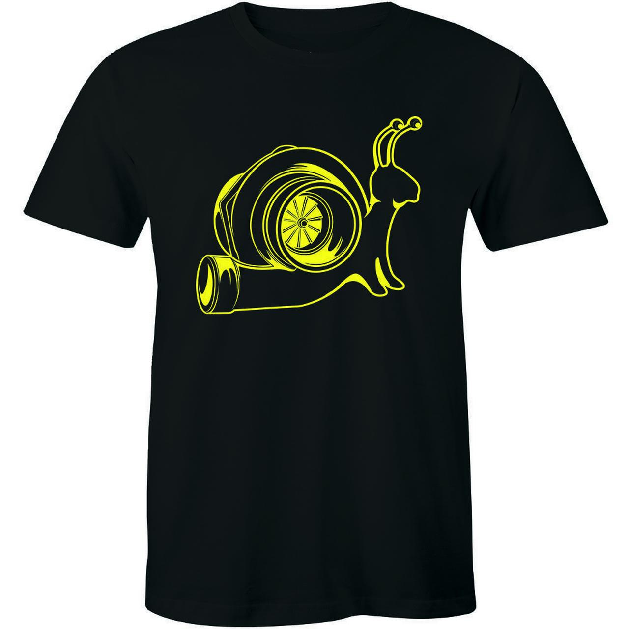 The Turbo Snail Funny Humor Racing Speed Racer Men's T-shirt JDM Ricer ...
