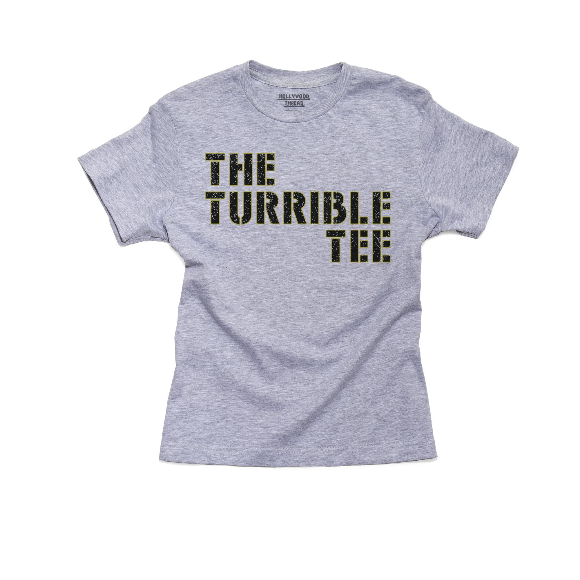 The Turrible Tee - Rally Grey T-Shirt Boy's Cotton Youth Grey T-Shirt ...
