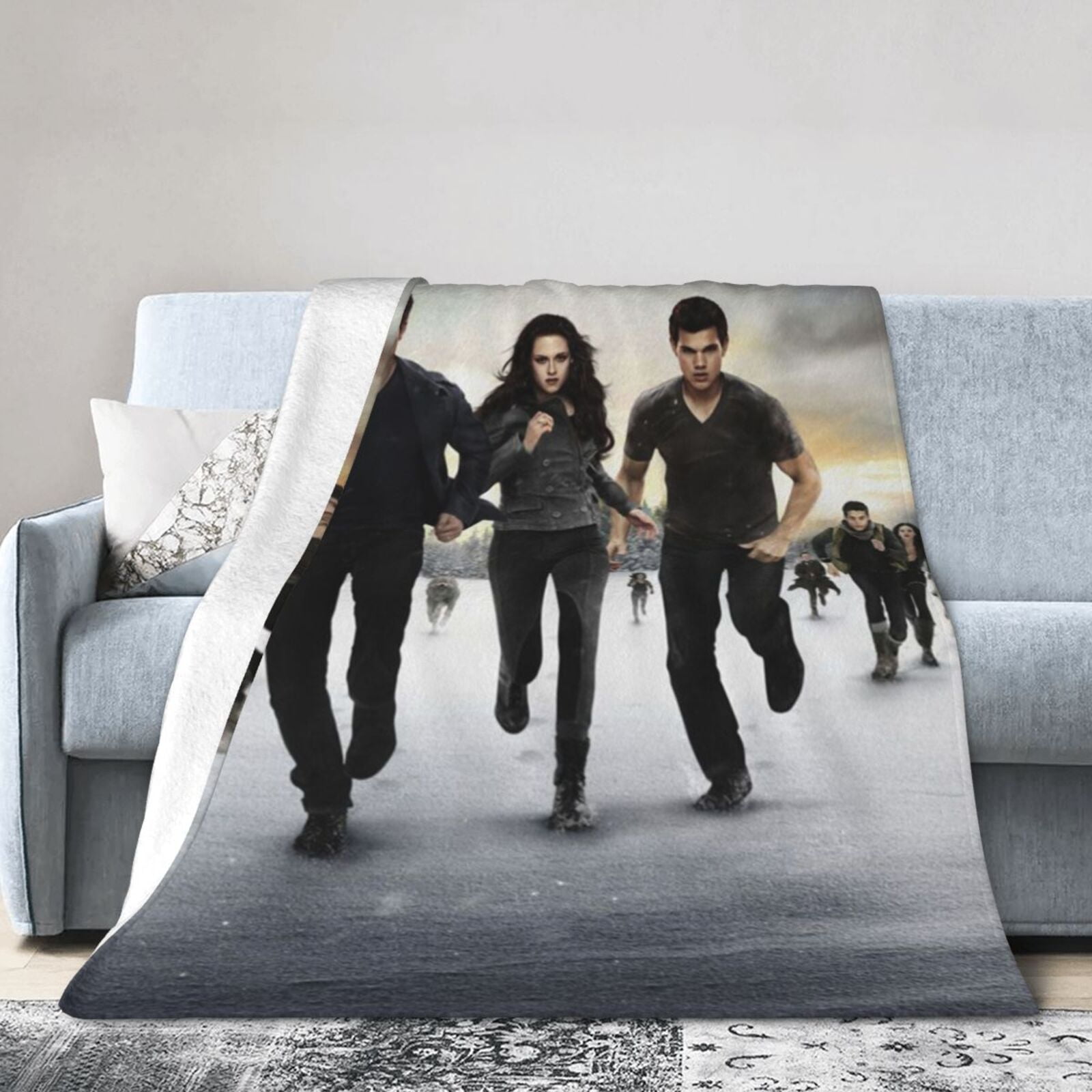 The Twilight Saga Blankets Ultra Soft Flannel Blanket All Season Fuzzy ...