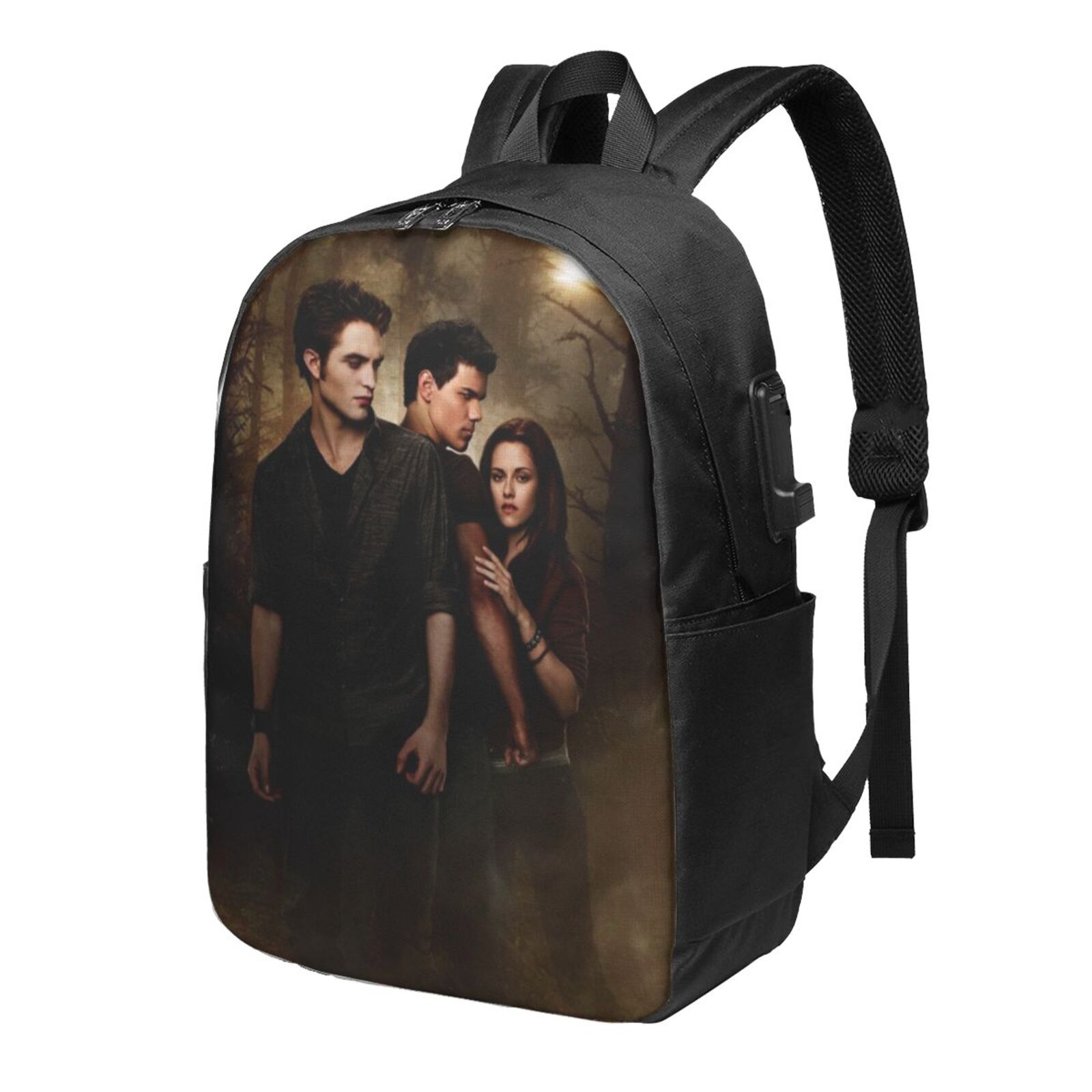 The Twilight Saga Laptop Backpack With Usb Charging Port Travel ...