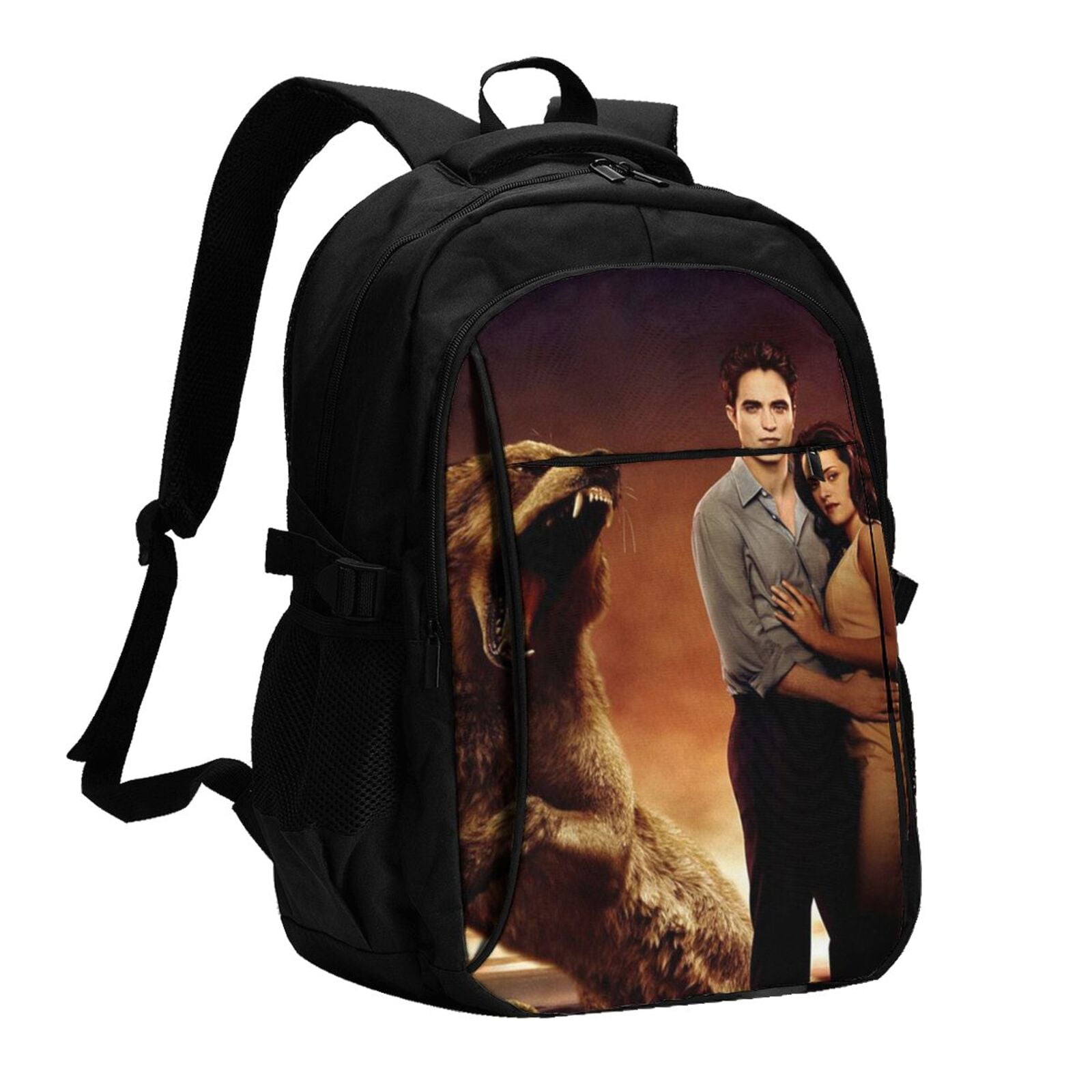 The Twilight Saga Travel Backpack With Usb Port Stylish Unisex Hiking ...
