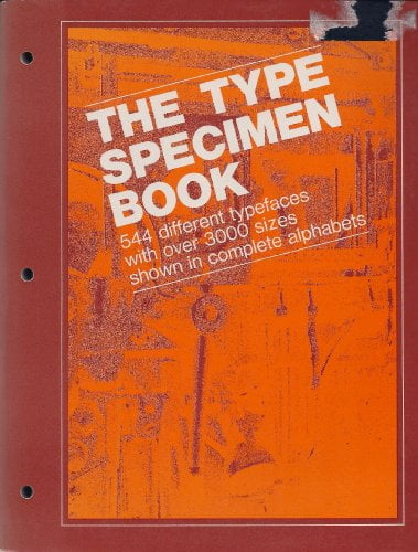 Pre-Owned The Type Specimen Book: Type Specimen Book; 544 Different ...
