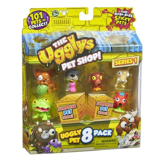 The Ugglys Pet Shop Toy Figure (8-Pack) - Walmart.com