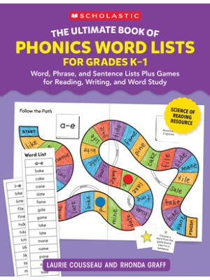 The Ultimate Book of Phonics Word Lists: Grades K-1 : Games & Word ...