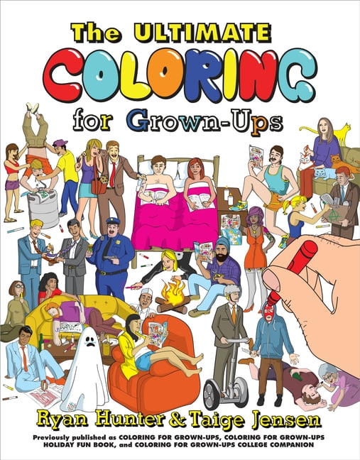 The Ultimate Coloring for Grown-Ups (Paperback) - Walmart.com