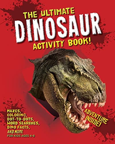 Pre-Owned The Ultimate Dinosaur Activity Book: Mazes, Coloring, Dot-to ...