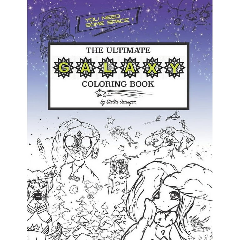 galaxy coloring book