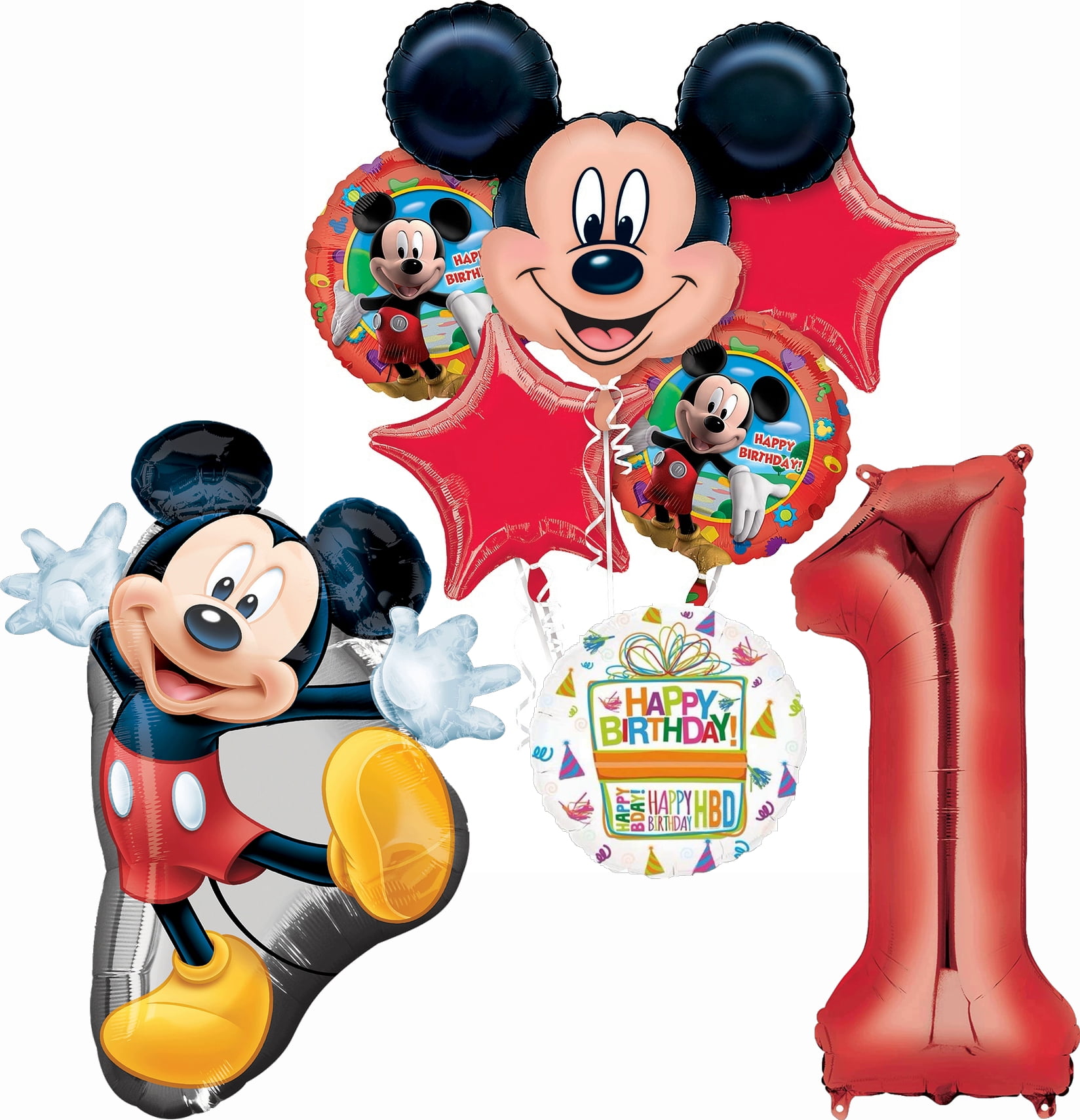 The Ultimate Mickey Mouse 1st Birthday Party Supplies and Balloon ...