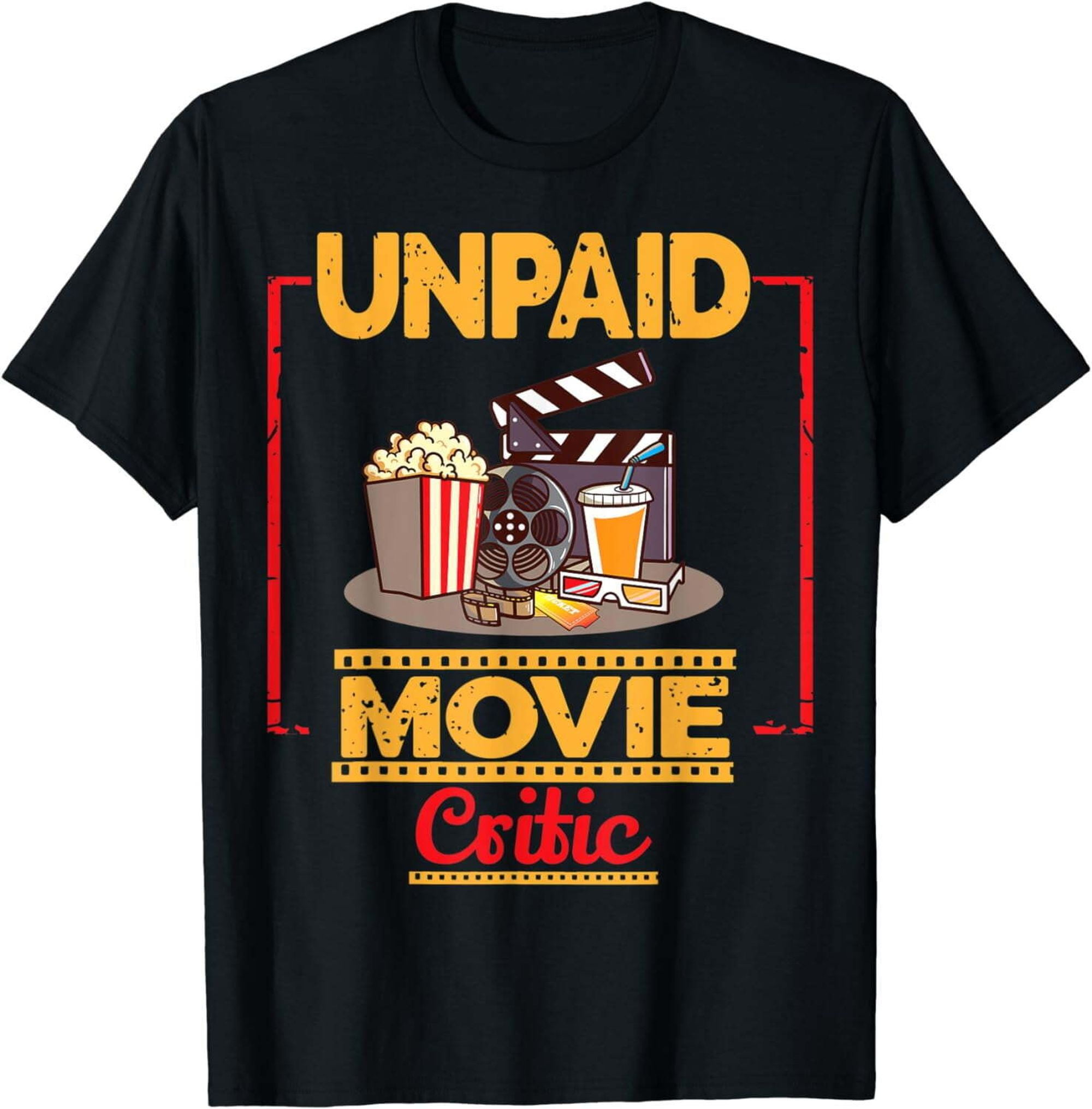 The Ultimate Movie Lover's Tee: Cinematic Reviewer's Delight - Walmart.com