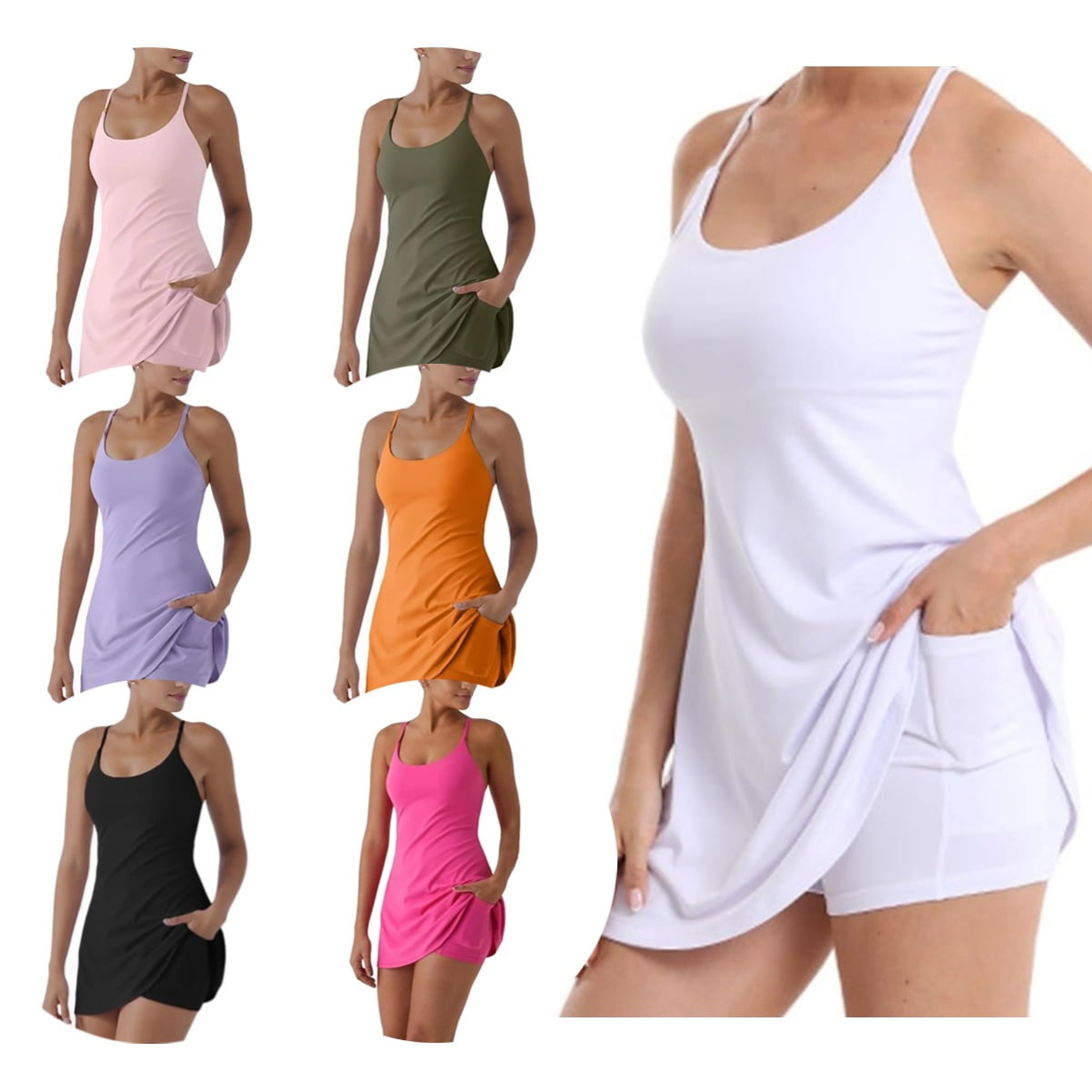 The Ultimate Tummy Control Backless Active Dress Made for Movement ...