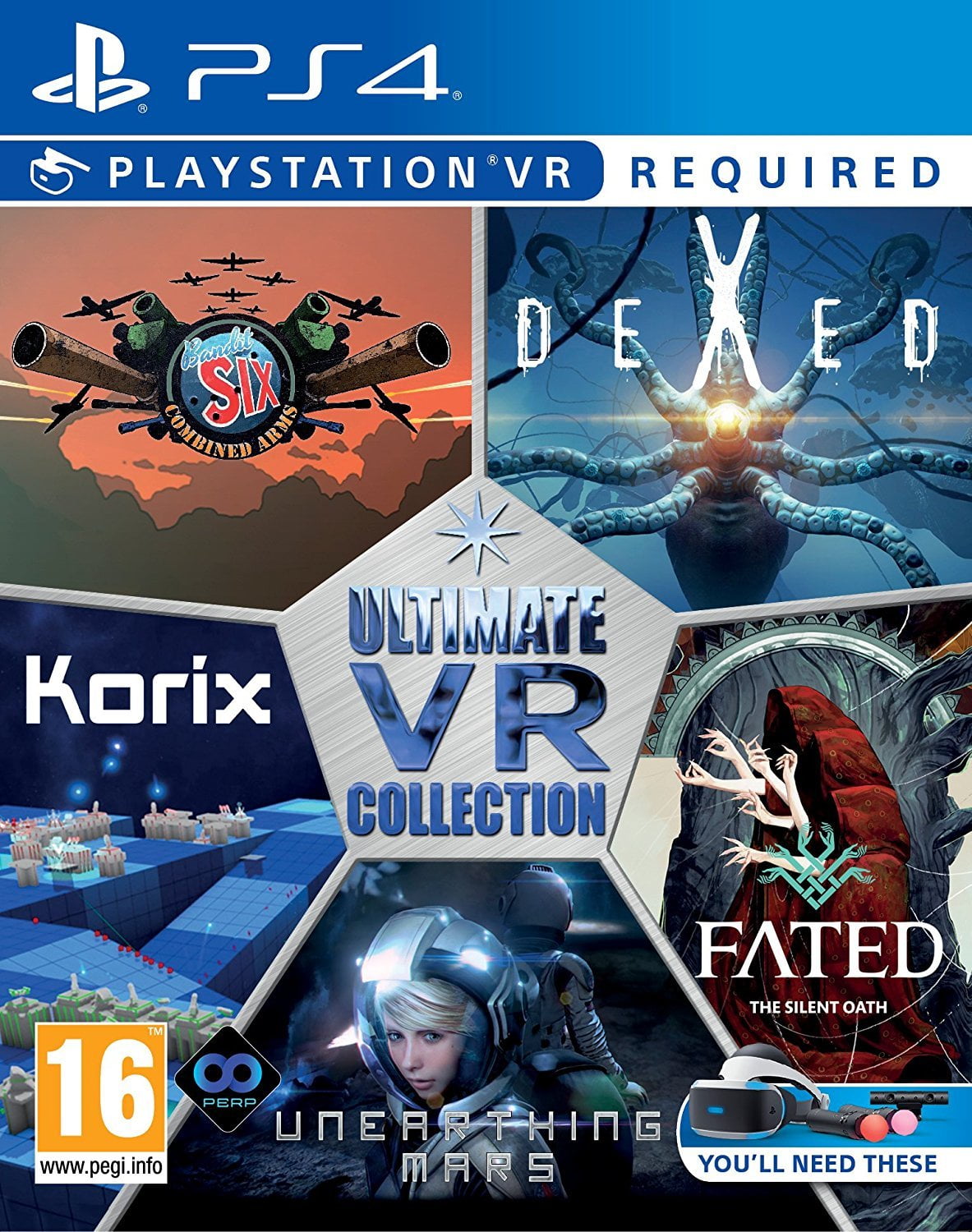 Perp Games Ultimate VR Collection for PlayStation 4 - Five Game Bundle with Virtual Reality ...