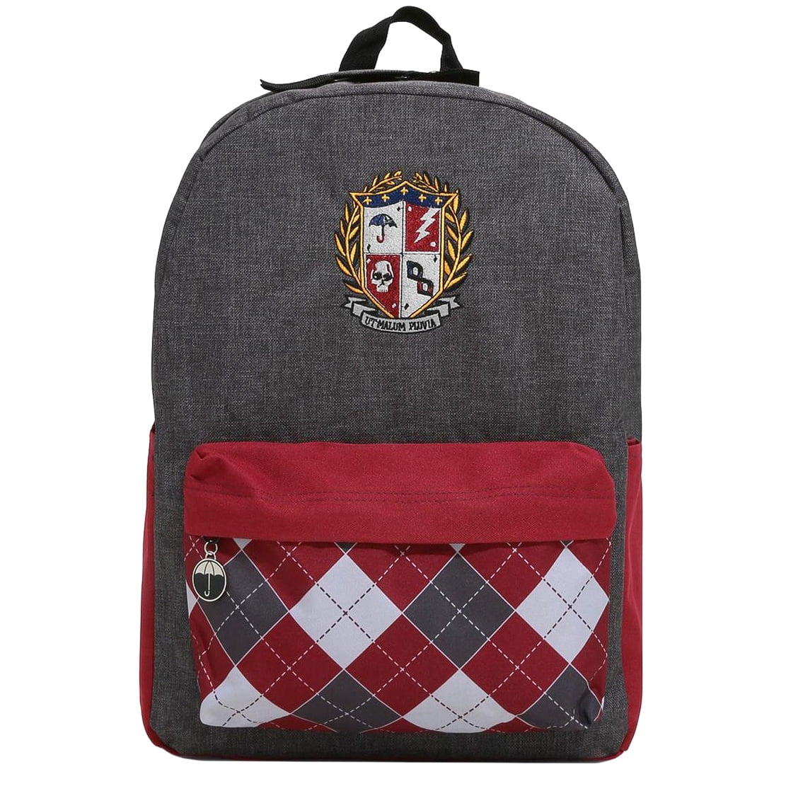 Umbrella Academy Officially Licensed 16" Grey Plaid Backpack with ...