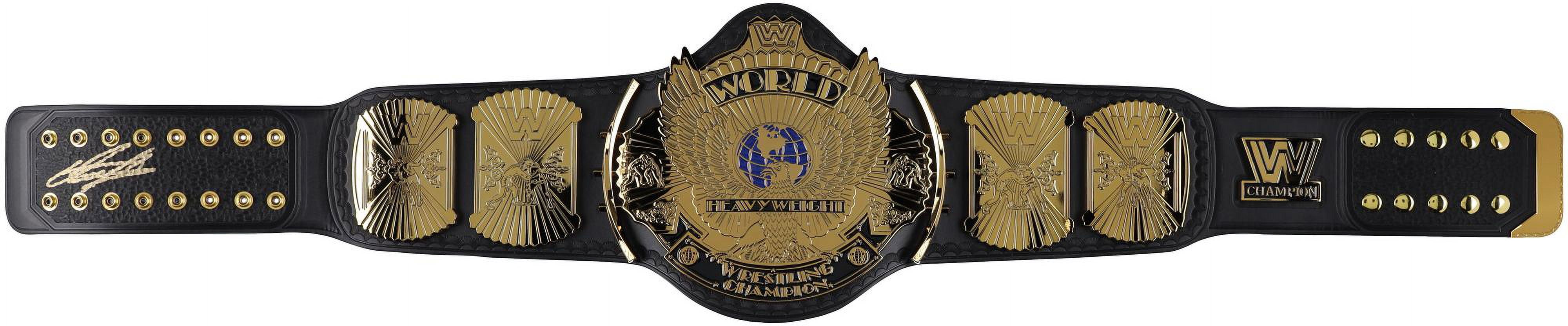 The Undertaker WWE Autographed Winged Eagle Replica Title Belt ...