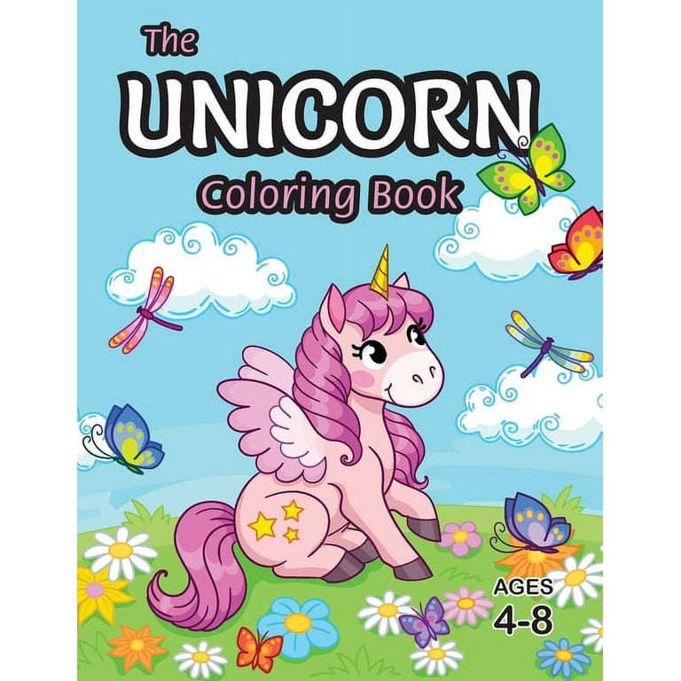 coloring book pages unicorn