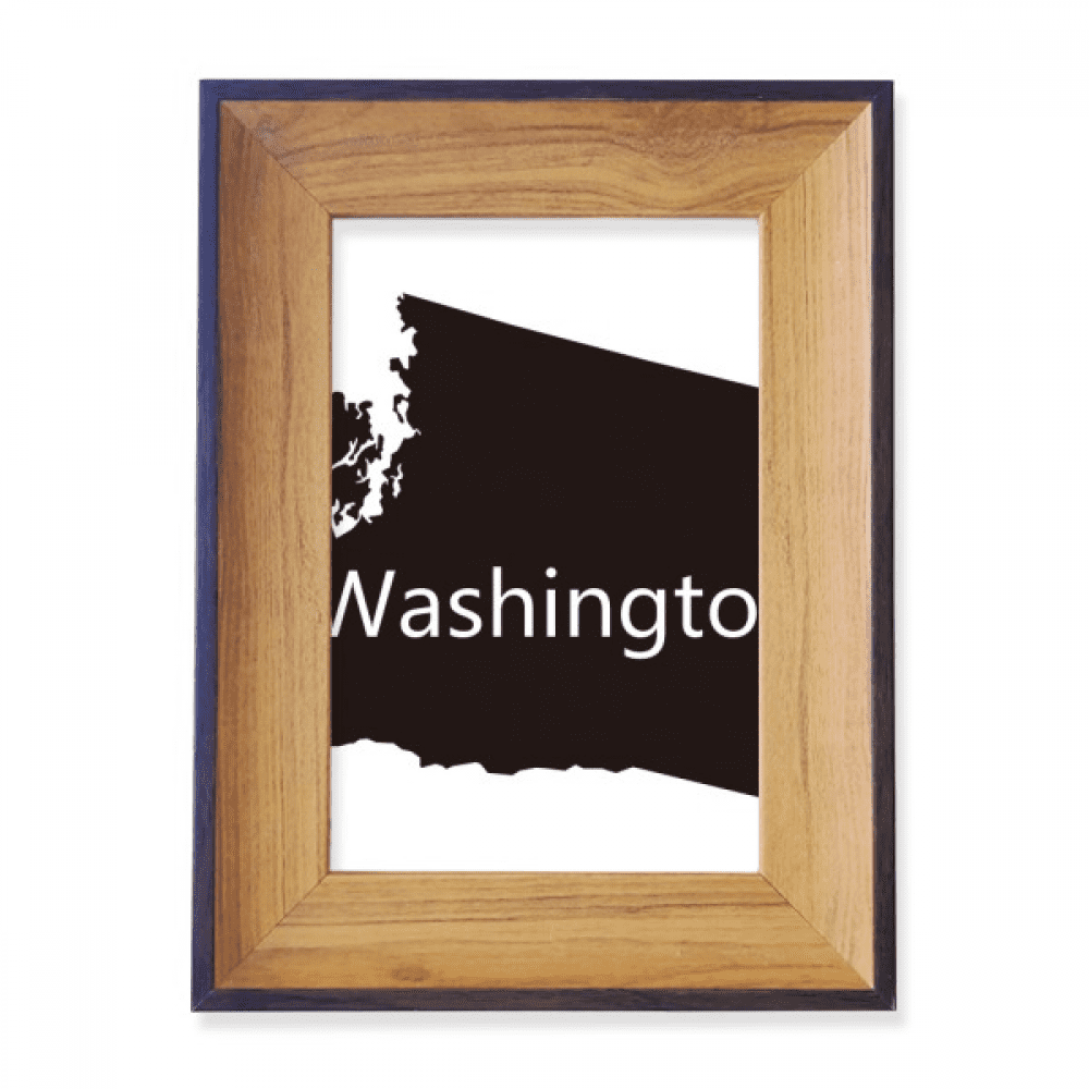 The United States Map Photo Frame Exhibition Display Art Desktop ...