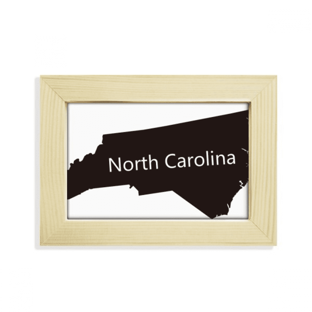 The United States North Map Outline Desktop Decorate Photo Frame ...