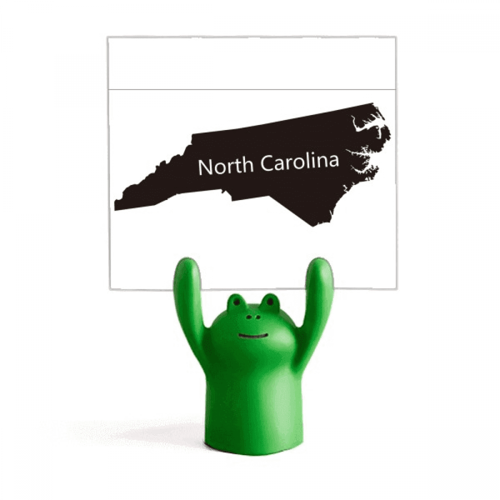 The United States North Map Outline Memo Holder Cartoon Animal Frog ...