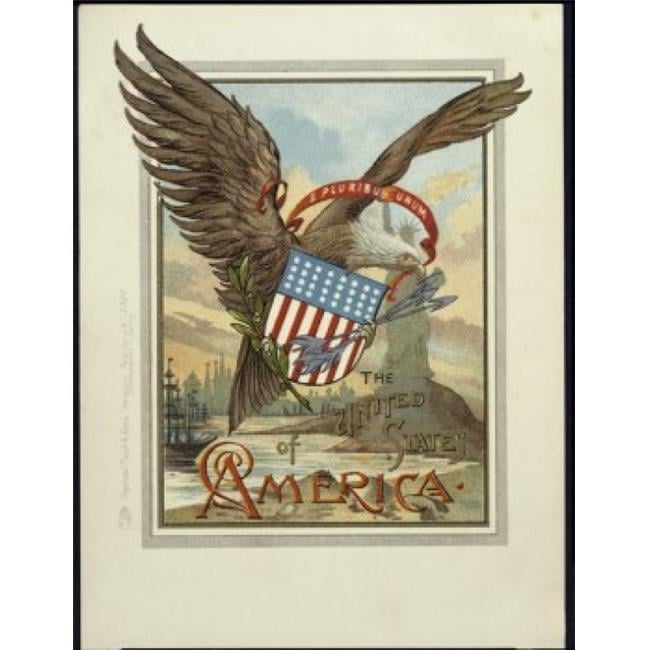The United States of America Nostalgia Cards Poster Print 18 x 24 in ...