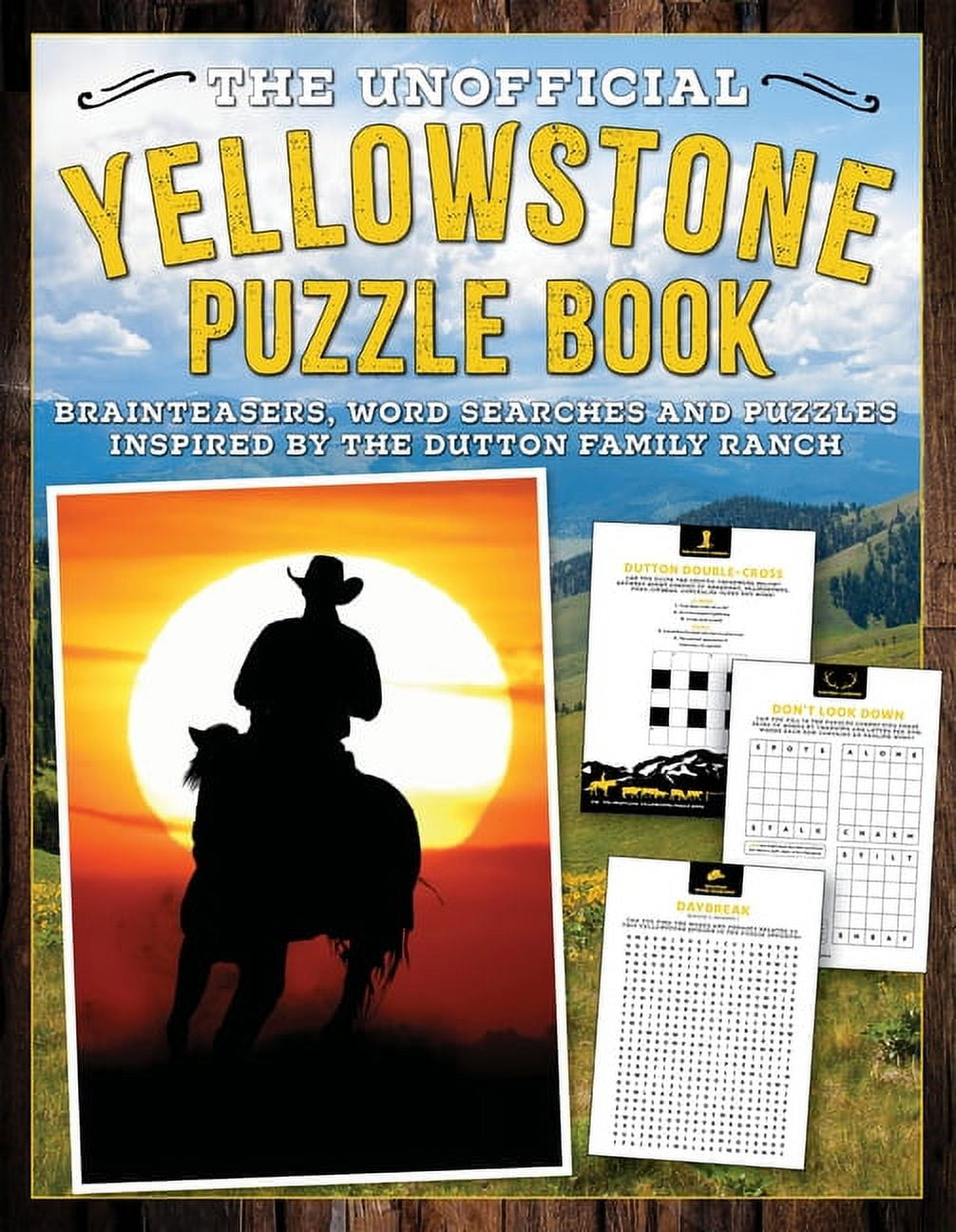The Unofficial Yellowstone Puzzle Book : Brainteasers, word searches ...