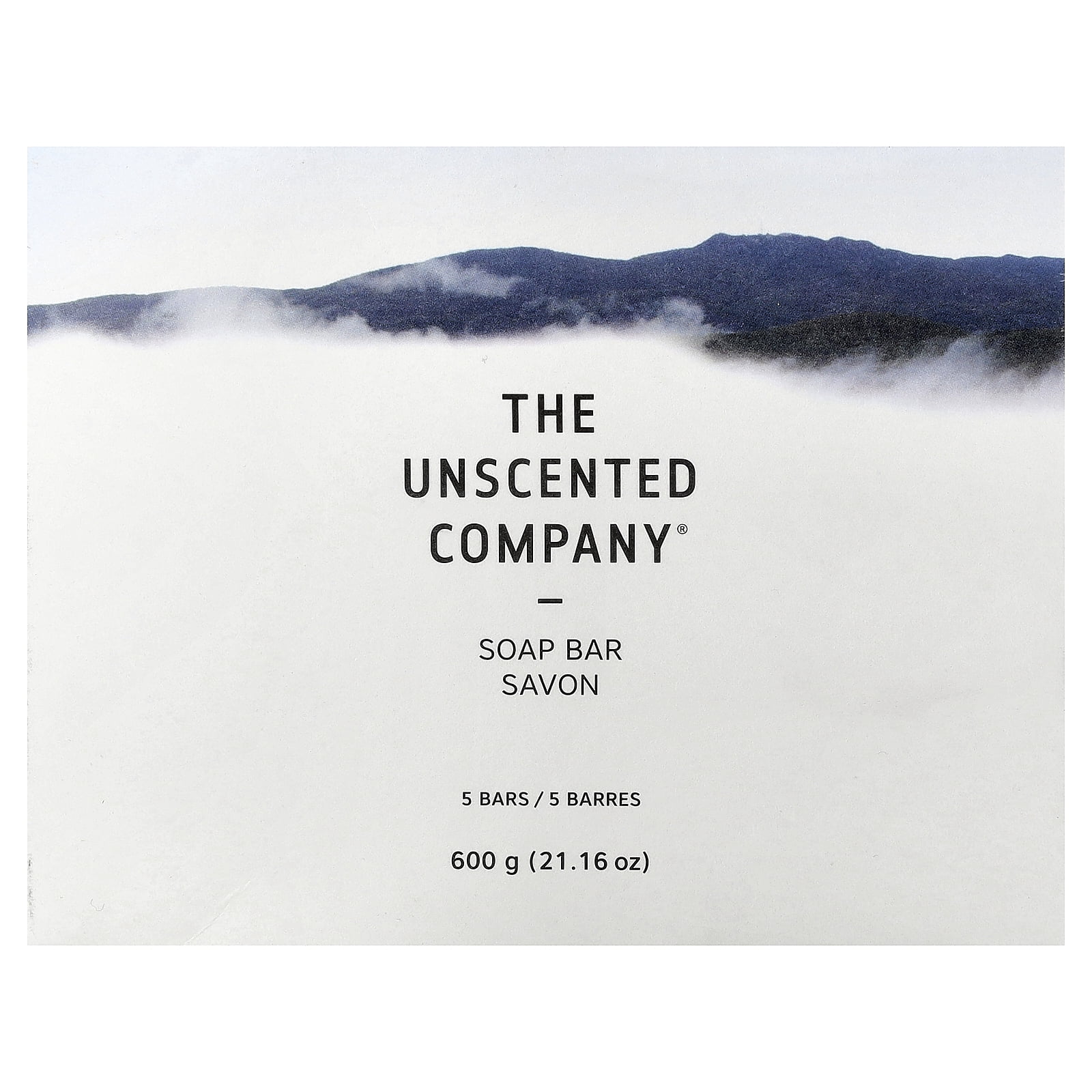 The Unscented Company, Soap Bar, 5 Bars 21.16 oz Fragrance Free ...