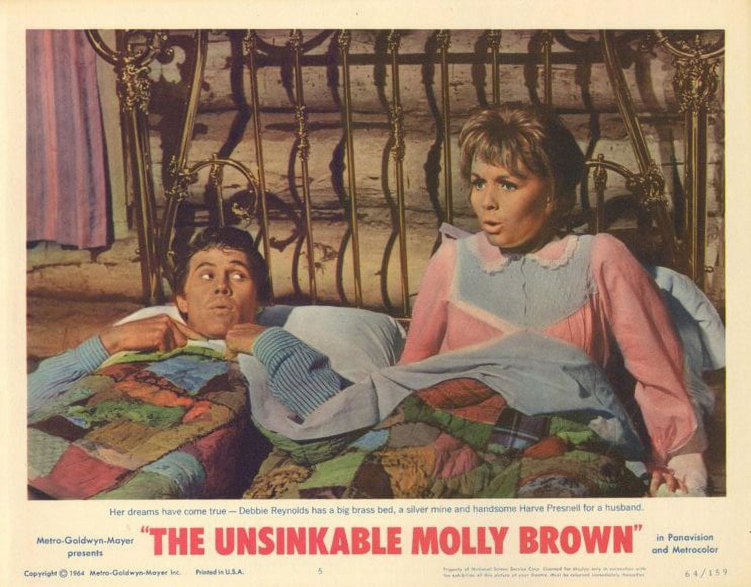 The Unsinkable Molly Brown - movie POSTER (Style E) (11" x 14") (1964) - Walmart.com