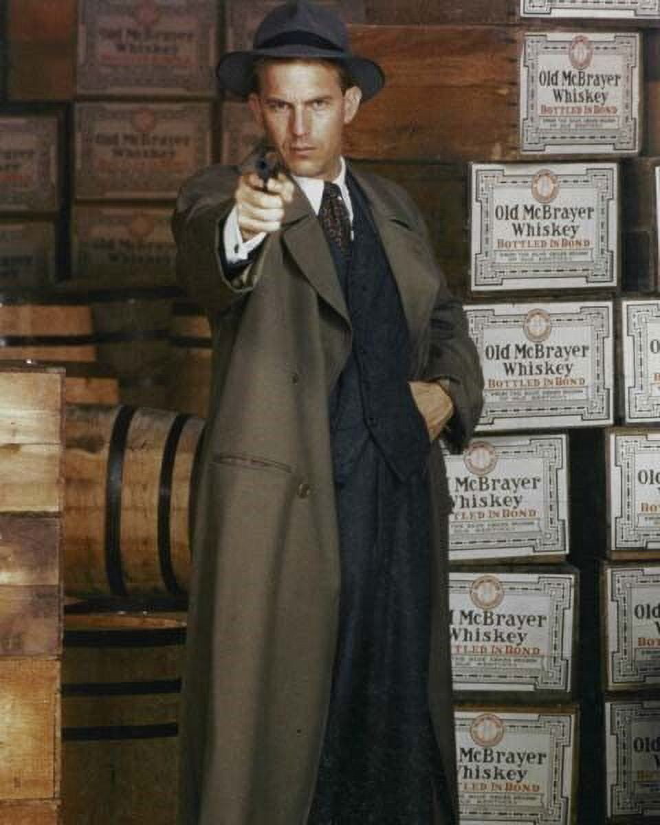 The Untouchables 1987 Kevin Costner takes aim with gun as Ness 4x6 inch ...