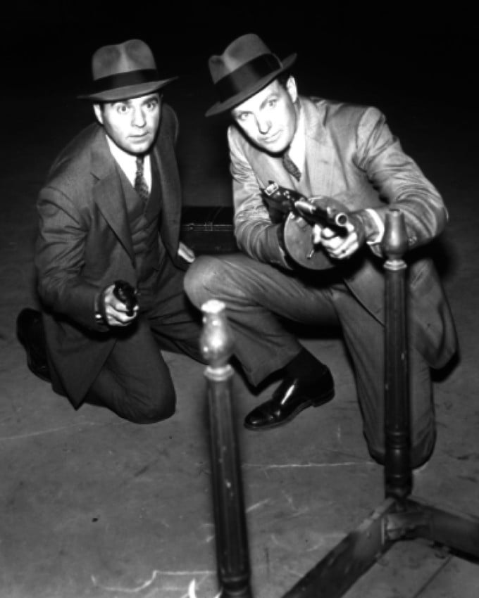 The Untouchables Robert Stack Paul Picerni Action Poses 24x36 Classic ...