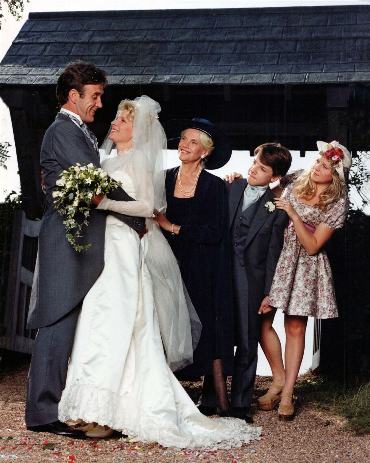 The Upper Hand 1990 sitcom Joe McGann Diana Weston Honor Blackman 8x10 ...