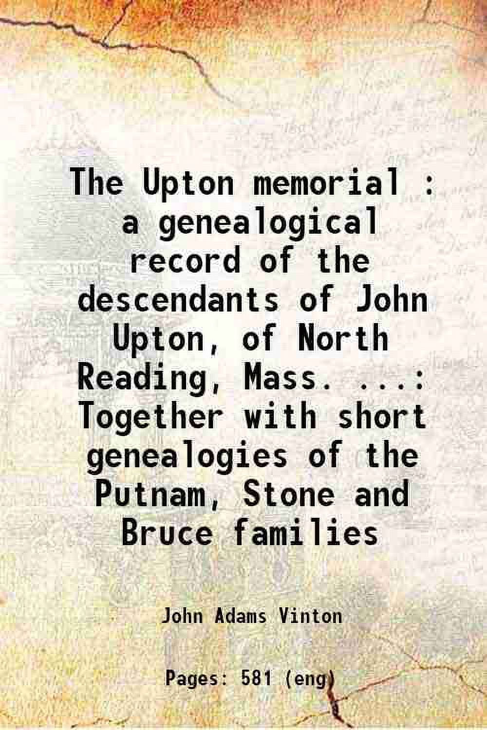 The Upton memorial : a genealogical record of the descendants of John ...