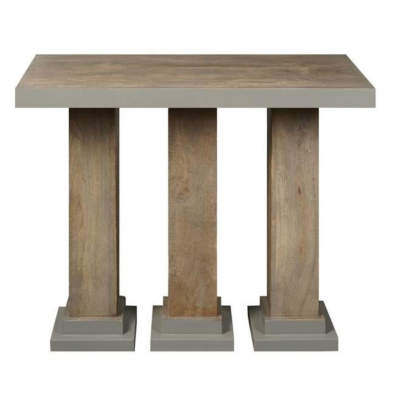 The Urban Port 35 in. Solid Mango Wood Handcrafted Console Table with ...