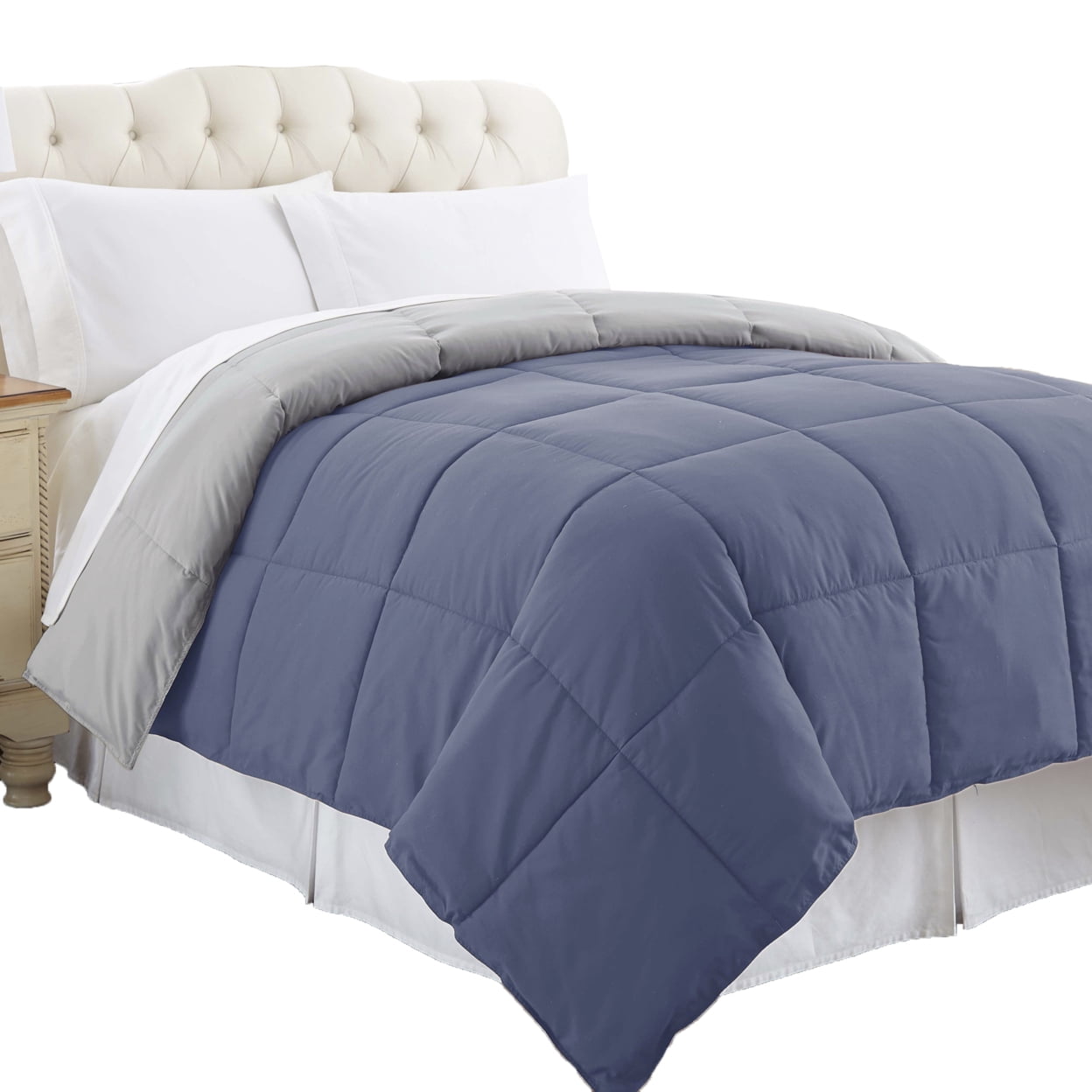 Genoa Queen Size Box Quilted Reversible Comforter The Urban Port ...