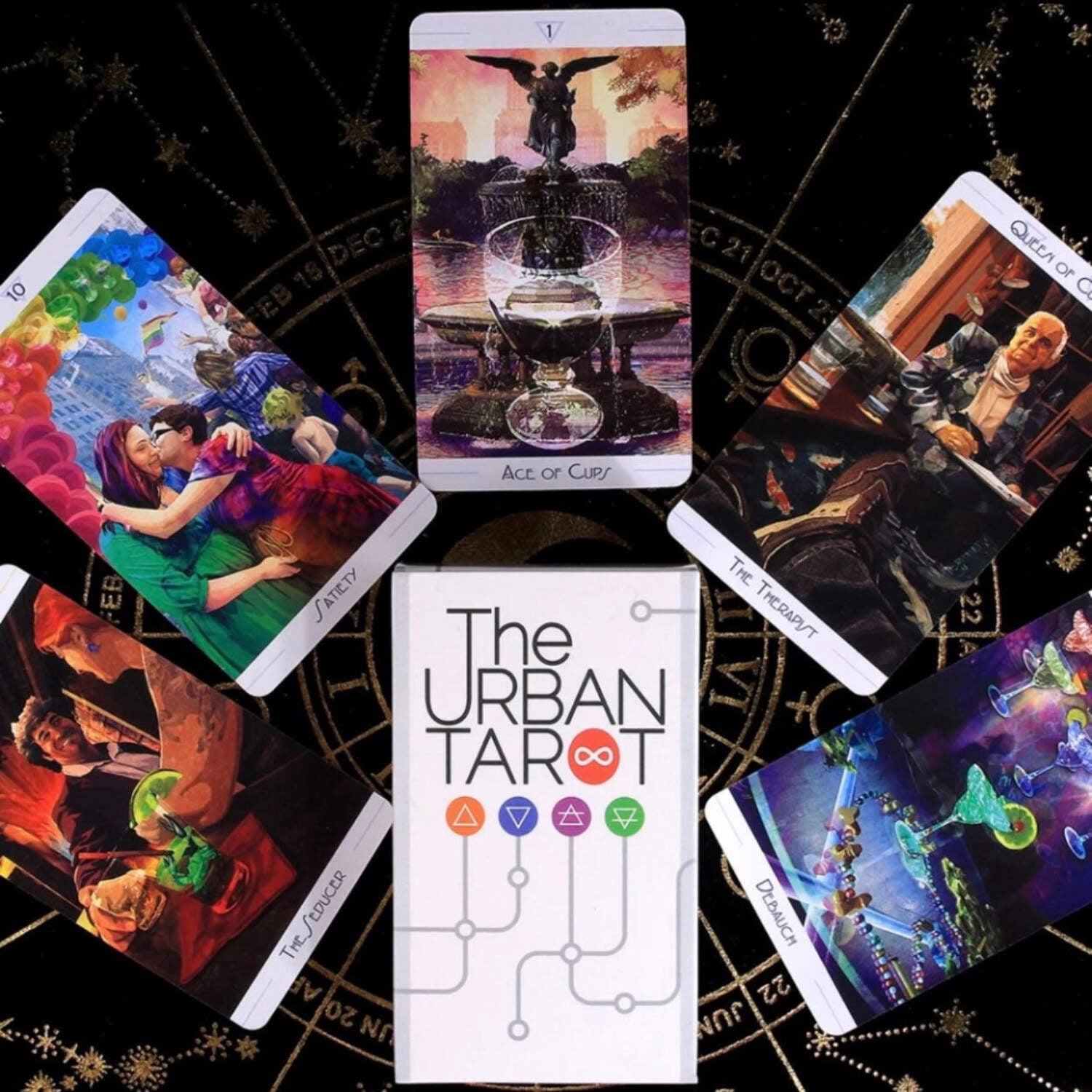 The Urban Tarot Cards deck - Walmart.com