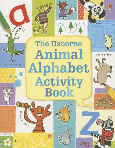 Pre-Owned The Usborne Animal Alphabet Activity Book Paperback - Walmart.com