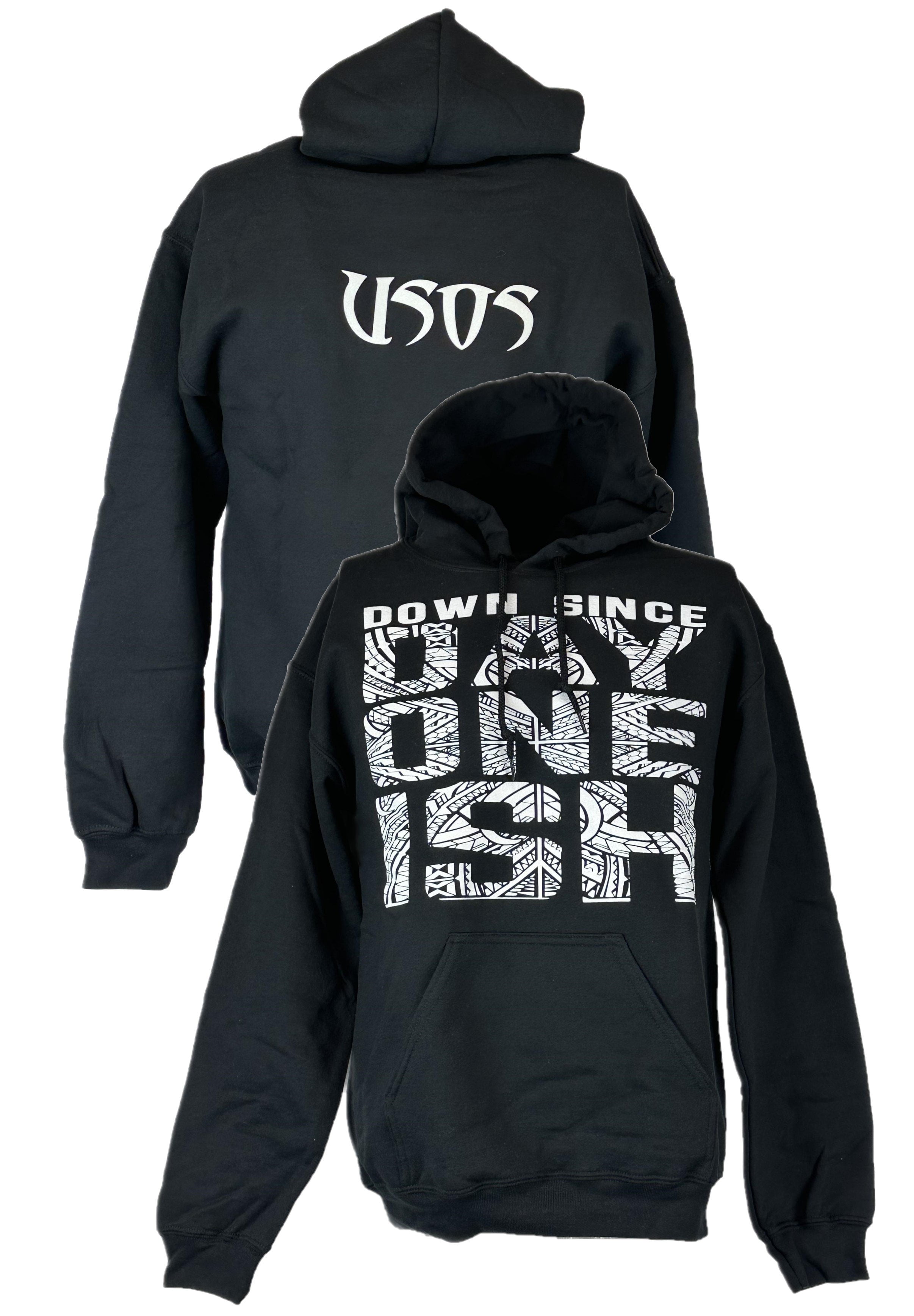 The Usos Down Since Day One Ish Mens Black Hoody Sweatshirt XL ...