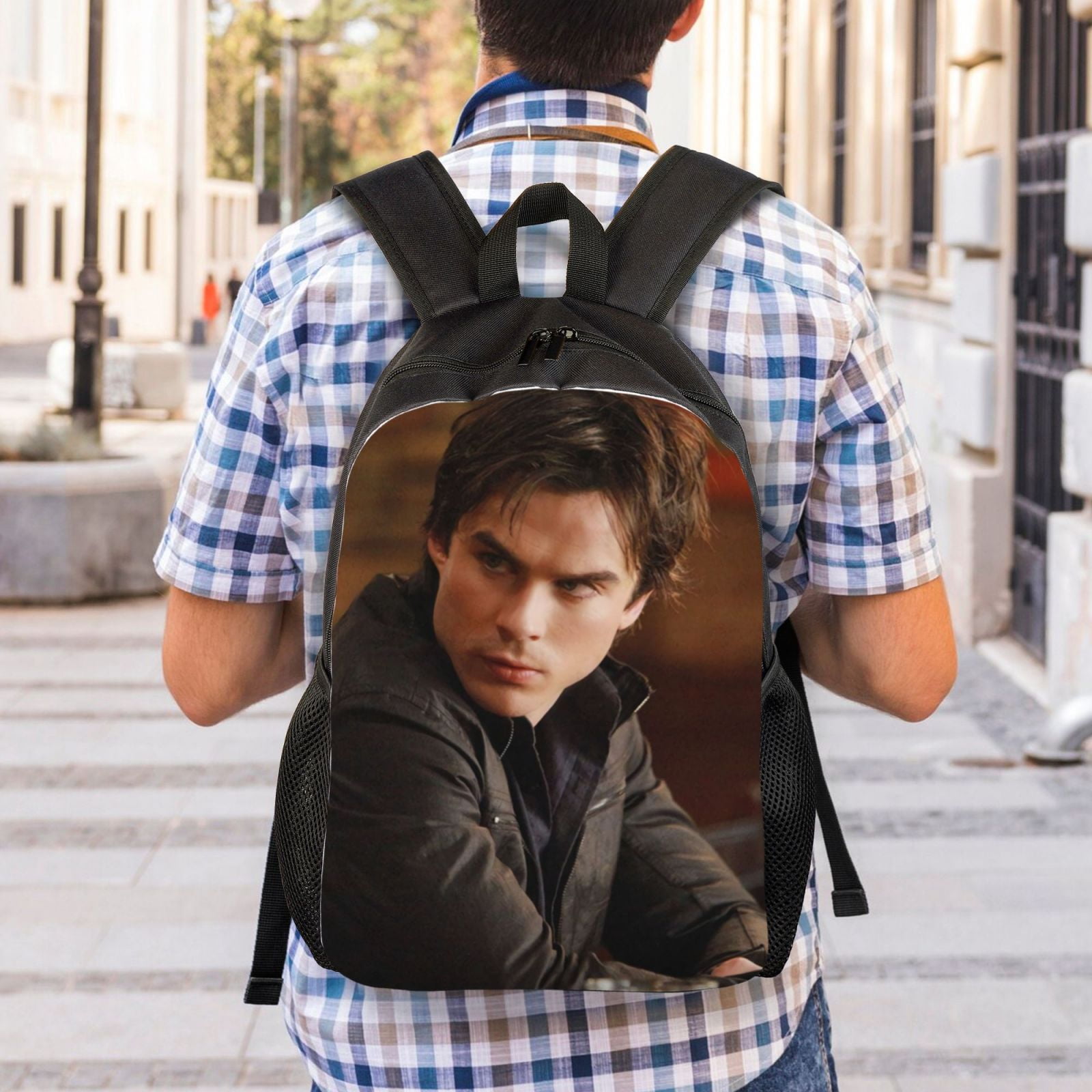 The Vampire Diaries Anime Backpack Travel Bag 3d Printing Casual ...