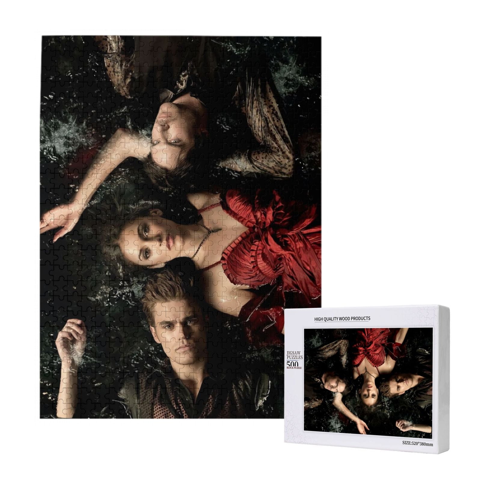 The Vampire Diaries Anime Puzzles Boys Girls Teens 300/500/1000 Piece ...
